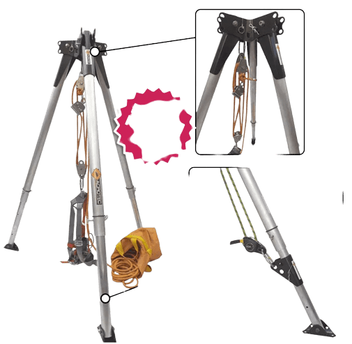 Tripé para Espaço Confinado - JM Venire